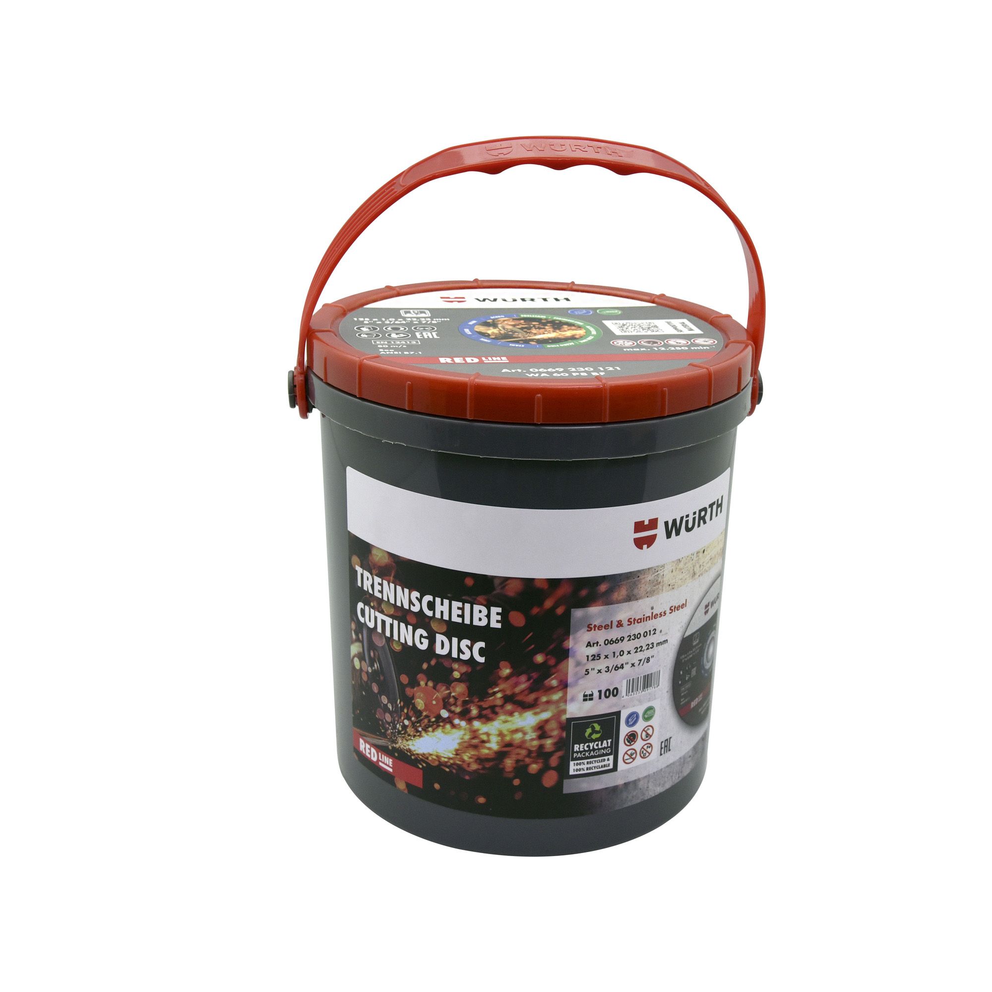 SET REZ. PL-FE-A2-RED-STRIPE-125X1,0-KANT-100 KOM